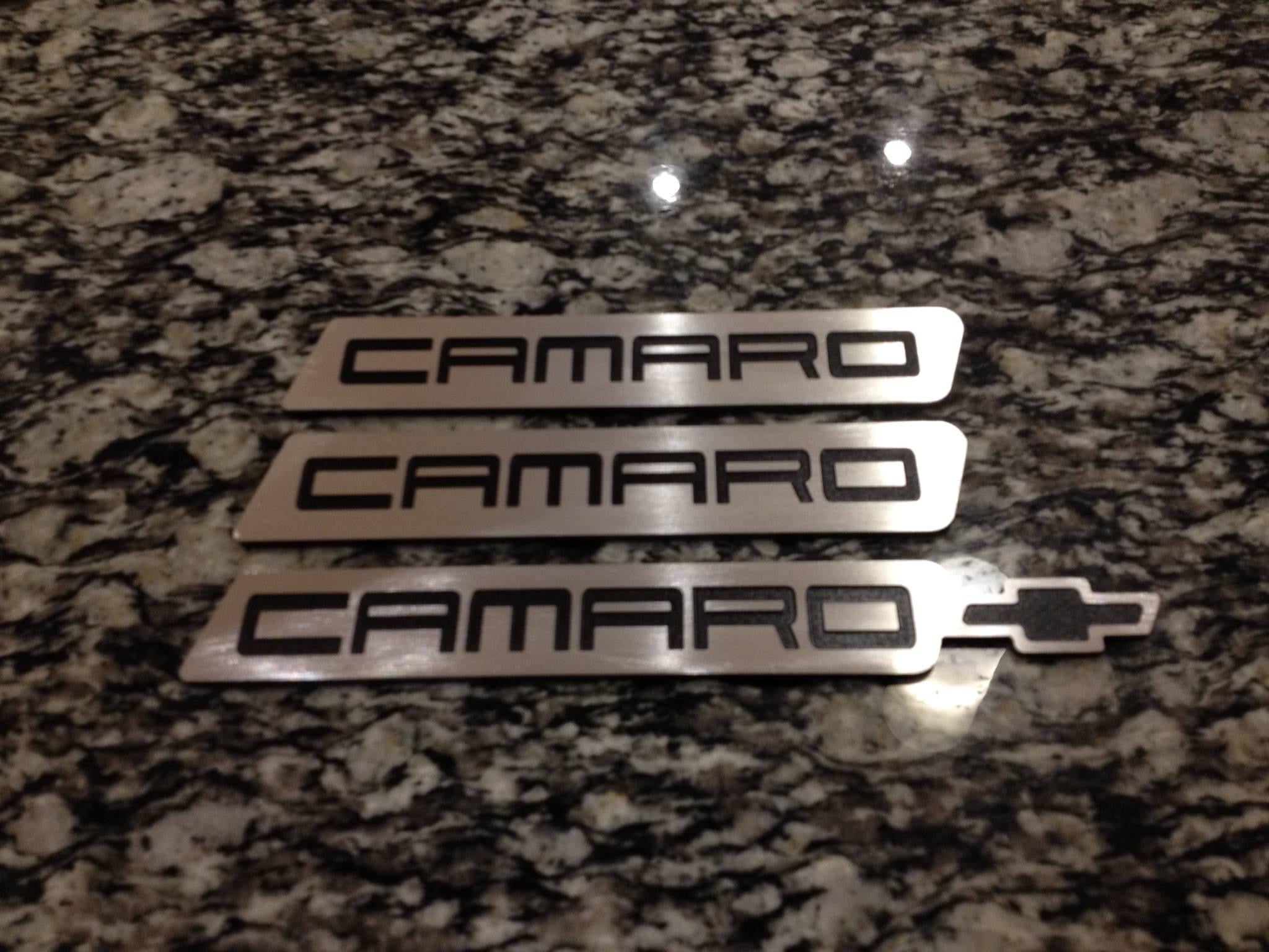 Camaro Rocker Badges/Emblems – RazorCustoms