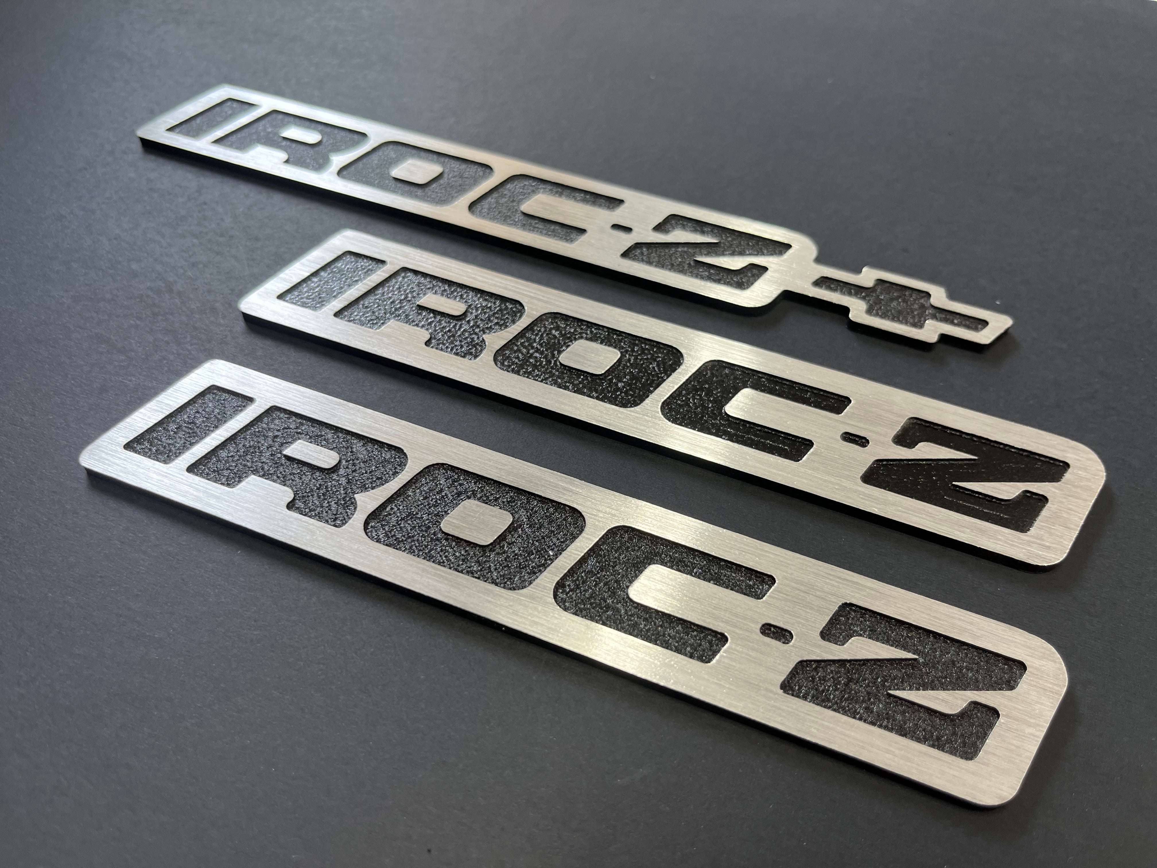 IROC-Z Camaro Rocker Badges/Emblems – RazorCustoms